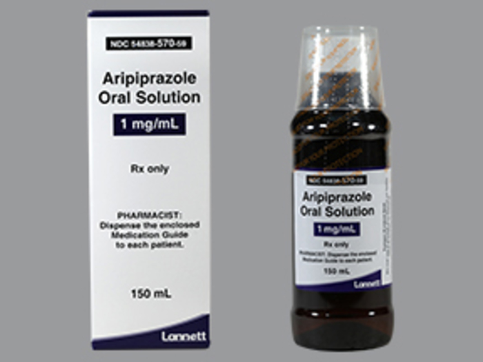 Rx Item-Aripiprazole 1mg/ml Sol 150ml by Lannett Pharma Gen Abilify