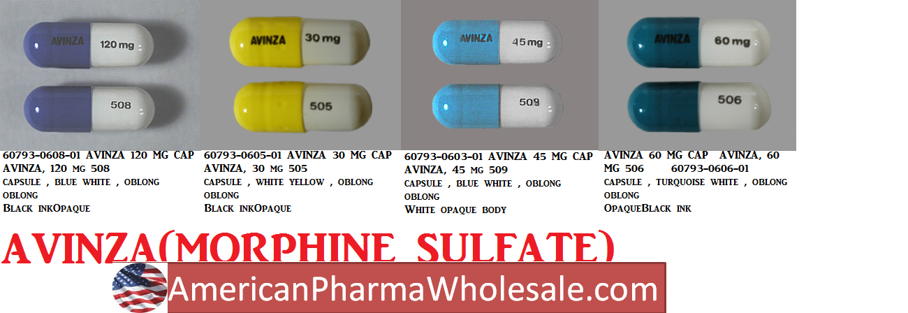 Avinza 60mg Cap 100 by Pfizer-Monarch Pharm-Narc