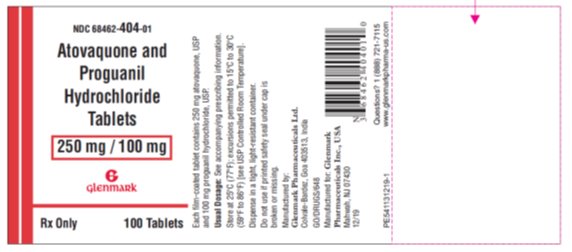 Rx Item-Atovaquone-Proguanil 250-100mg Tab 100 by Glenmark Generic Malarone
