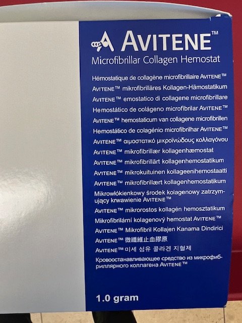 Rx Item-Avitene 1gm Flour Powder 6 by Bard Davol