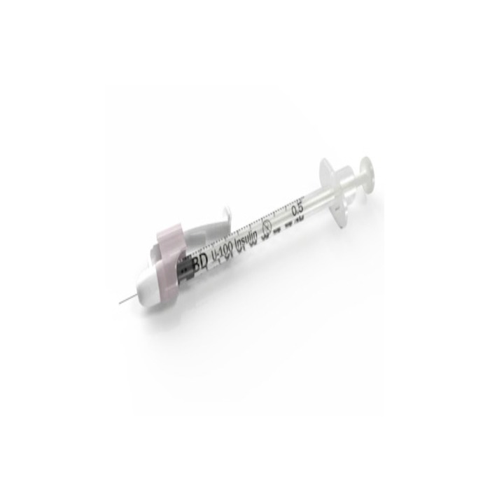 RX ITEM-BD Safety Glide Syringes 0.5Ml 31Gx6Mm 100Ct(328447) By Becton ...