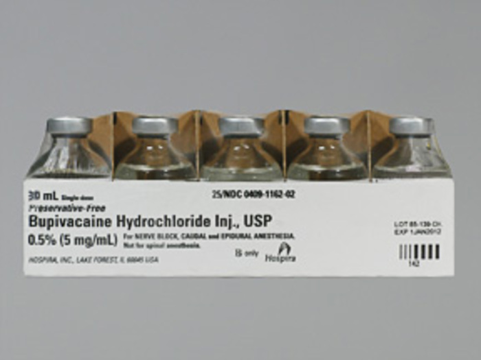 Rx Item-Bupivacaine .5% 5Mg/Ml Pf 0.5% Sdv 25X30Ml By Hospira Worldwide