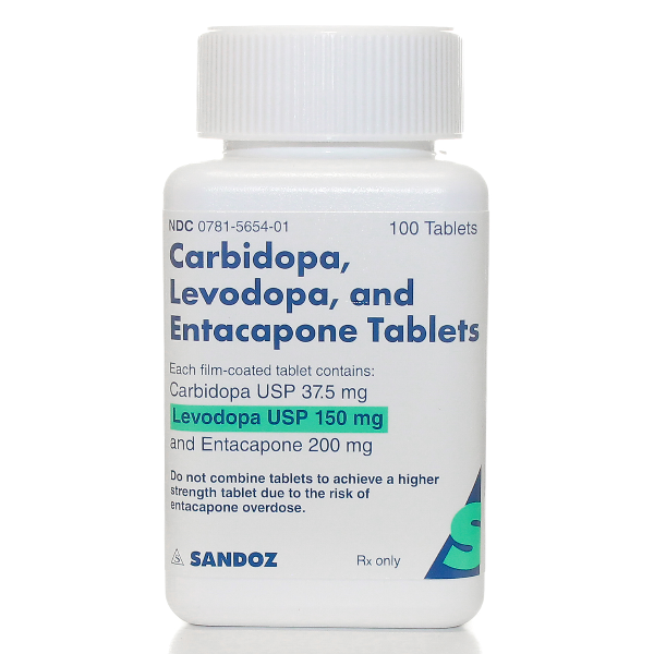 Rx Item-Carbidopa/Levodopa/Entacapone 37 5/150mg Tab 100 By Sandoz Gen ...