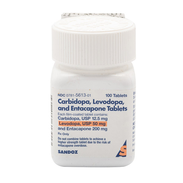 Rx Item-Carbidopa-Levodopa-Entacapone 12.5/50/200mg 100 Tab