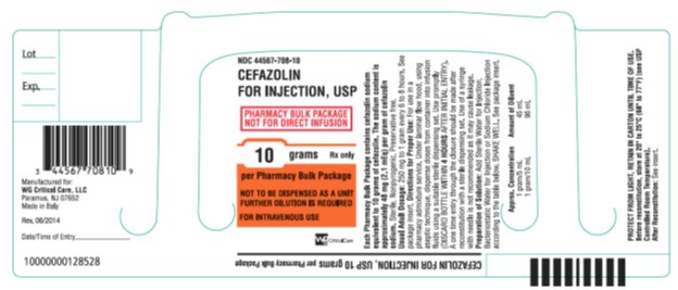 Rx Item-Cefazolin 10 gm Vial 10 By Wg Critical Care Gen Ancef Kefzol
