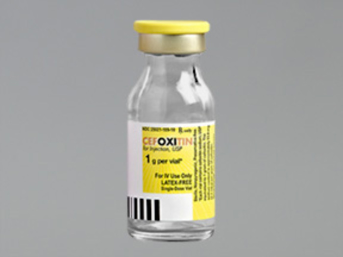 Rx Item-Cefoxitin 1 gm One Vial By Sagent Pharma Gen Mefoxin