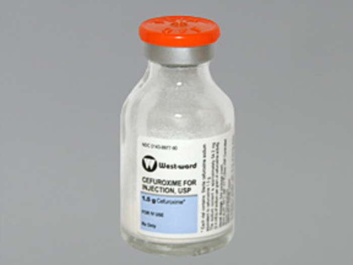 Rx Item-Cefuroxime 1 5 G Vial 25 By Hikma (Westward) Pharma Gen Ceftin ...