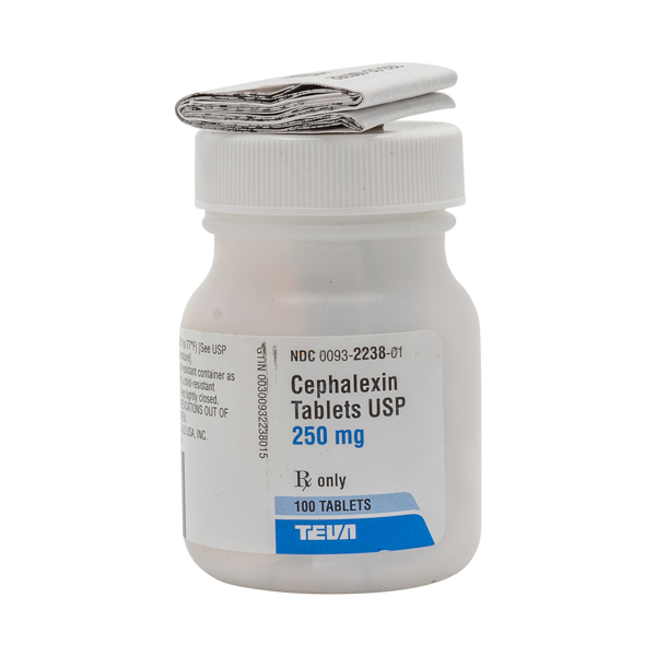 Rx Item-Cephalexin 250mg Tab 100 By Teva Pharma Gen Keftab