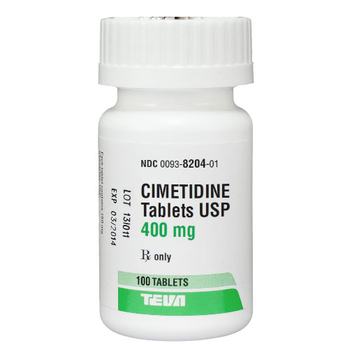 Rx Item-Cimetidine 400Mg Tab 100 By Teva Pharma Gen Tagamet