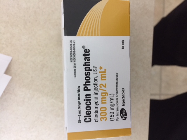 Rx Item-Cleocin 300MG 25X2 ML Vial by Pfizer Pharma USA -RX2