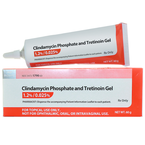 Rx Item-Clindamycin-Tretinoin 1 2-0 025% Gel 60Gm By Actavis Teva Gen Ziana