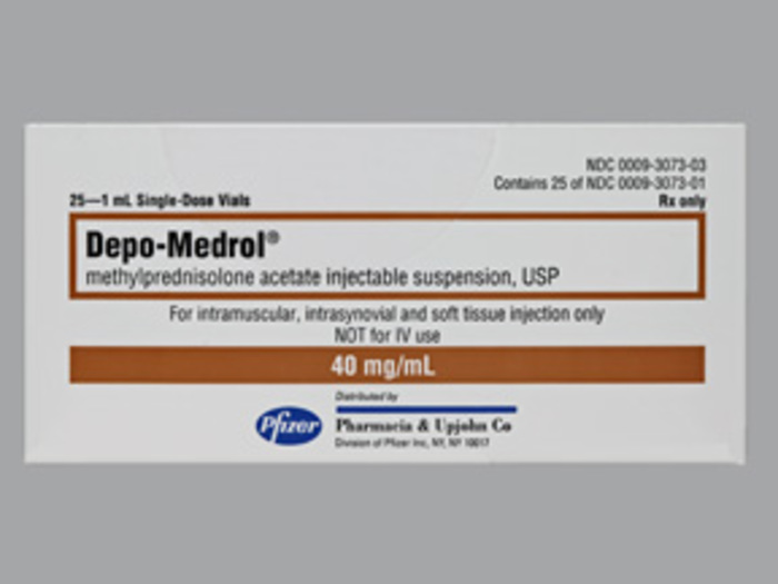 Rx Item-Depo Medrol 40Mg/Ml Vial 25X1Ml By Pfizer Pharma Methyl ...