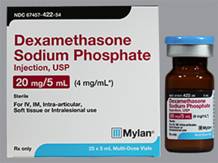 Rx Item-Dexamethasone 4Mg/Ml Vial 25X5Ml By Mylan Institutional