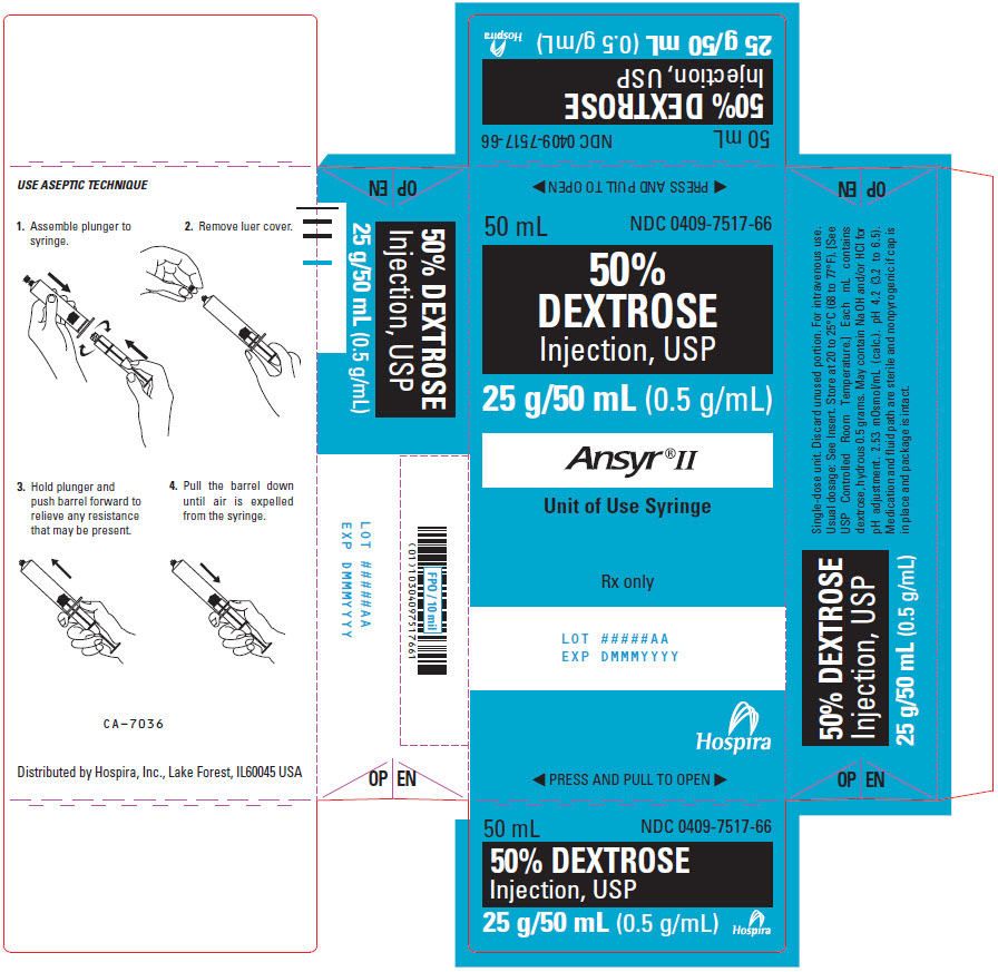 Rx Item-Dextrose-Water 50% Syr 25GM 10X50Ml Ansur By Hospira Worldwide