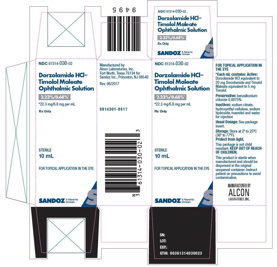 Rx Item-Dorzolamide-Timolol Gen Cosopt Drops 10Ml By Sandoz Falcon Pharma