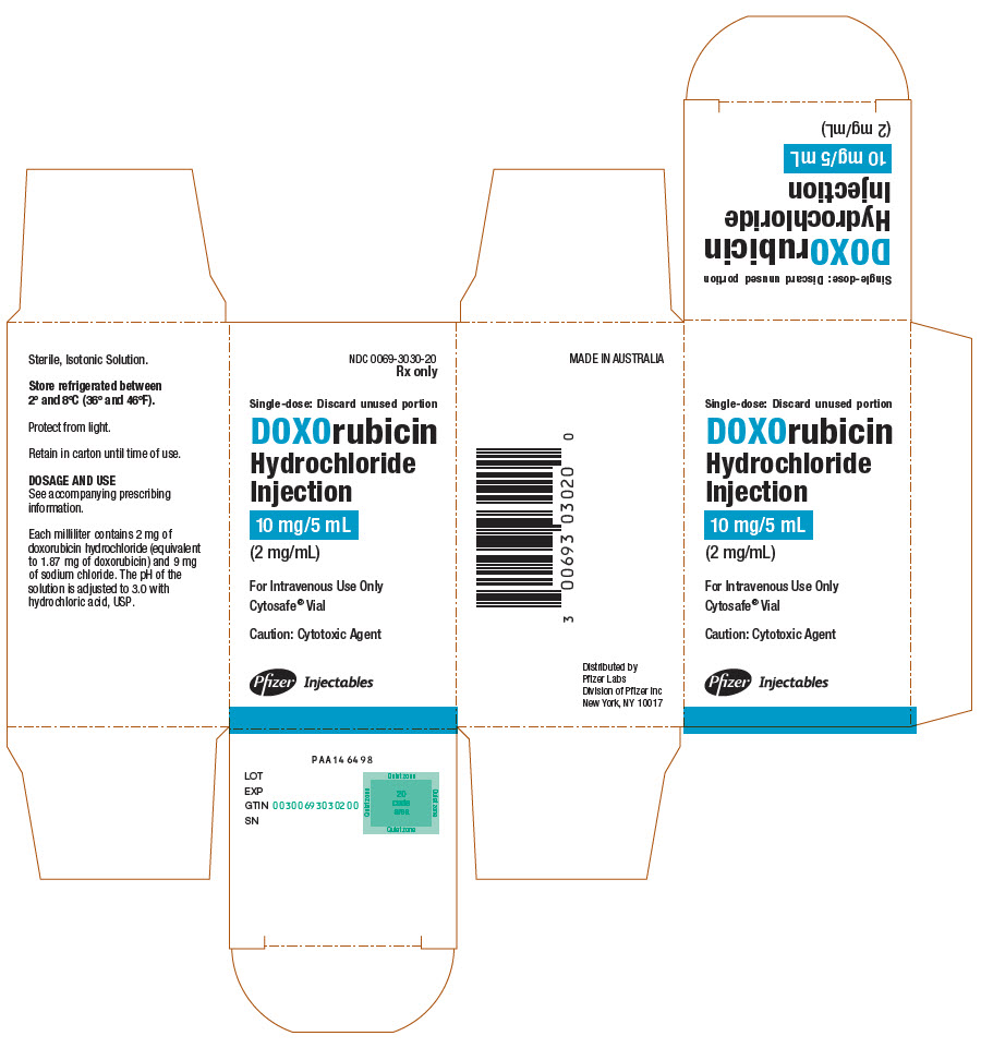 Rx Item-Doxorubicin 10Mg/5Ml Vial 5Ml By Pfizer Pharma Inj Gen Adriamycin