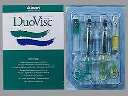 Rx Item-Duovisc chondr sulf A sod/hyaluronate Sys 0 35 0 4 Kit By Alcon Lab