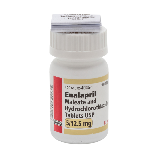 Rx Item-Enalapril-HCTZ 5Mg/12.5Mg Tab 100 By Taro Pharma gen Vaseretic