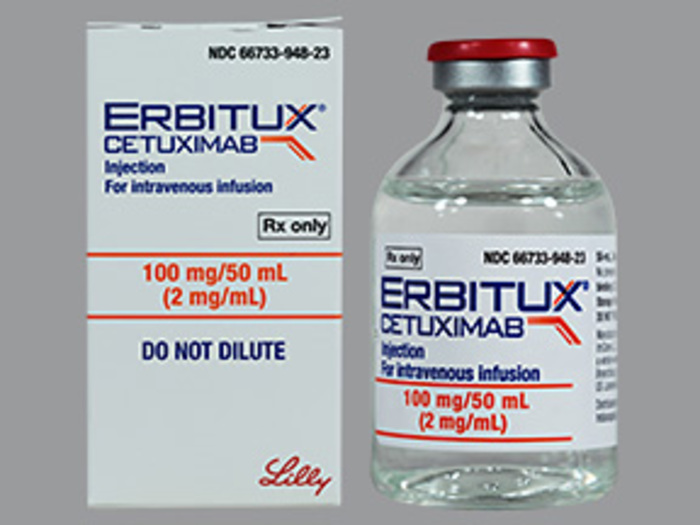 Rx Item-Erbitux 100Mg 50Ml Vial 50Ml By Lilly Eli & Co Cetuximab