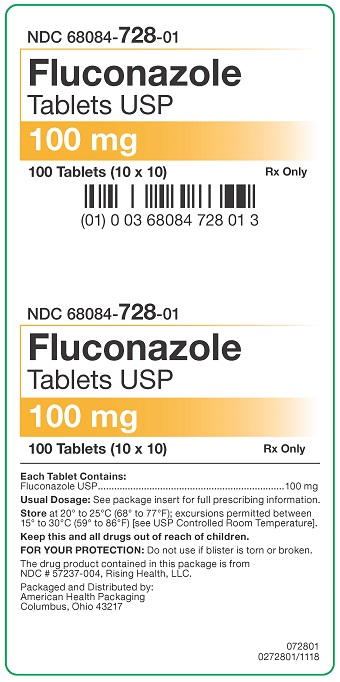 Rx Item-Fluconazole 100Mg Tab 100 By American Health Packaging Gen ...