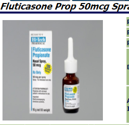Rx Item-Fluticasone Propionate 50Mcg Spray 16Gm By Akorn Pharma