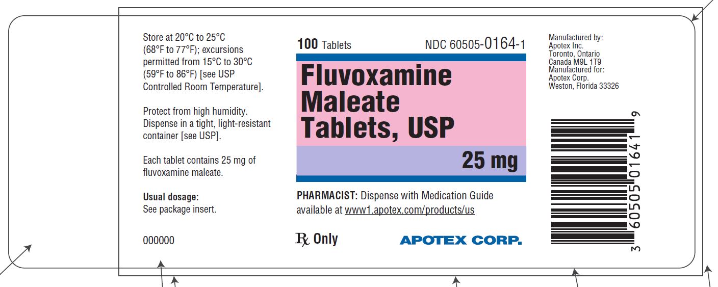 Rx Item-Fluvoxamine 25Mg Tab 100 By Apotex Corp Gen Luvox