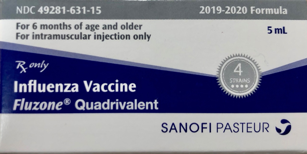 Rx Item-Fluzone QUAD MULTIDOSE 10 DOSES VIAL 5ML 19-20 10DS BY SANOFI