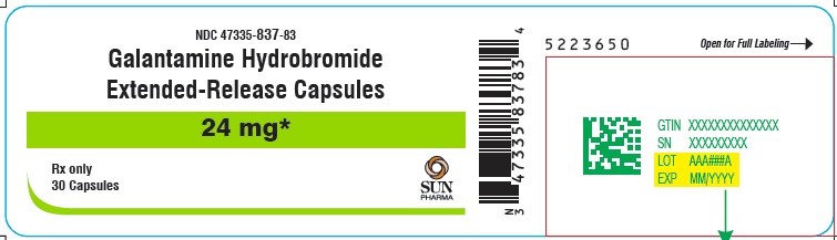 Rx Item-Galantamine 24Mg ER Cap 30 By Caraco Sun Pharma Gen Razadyne