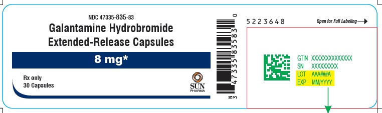 Rx Item-Galantamine 8Mg ER Cap 30 By Caraco Sun Pharma Gen Razadyne
