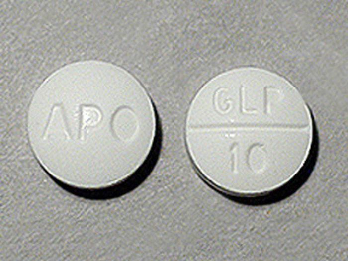 Rx Item-Glipizide 10Mg Tab 500 By Apotex Corp Gen Glucotrol
