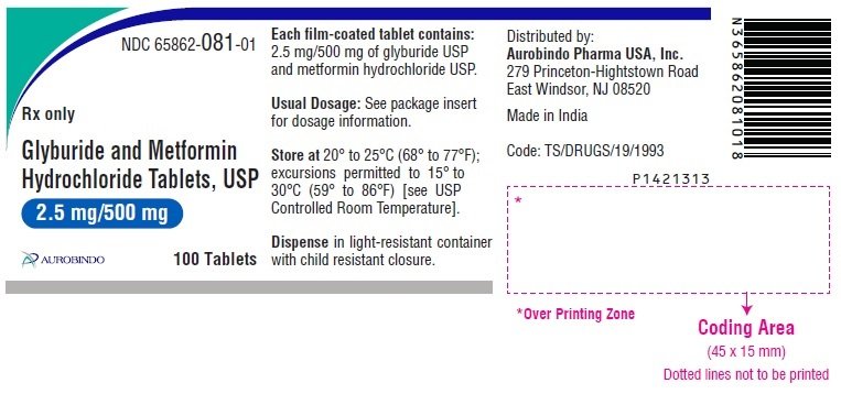 Rx Item-Glyburide-Metformin 2.5 500Mg Tab 100 By Aurobindo Pharma Gen ...