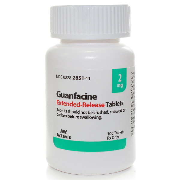 Rx Item-Guanfacine 2Mg ER Tab 100 By Actavis Pharma(Teva) Gen Tenex