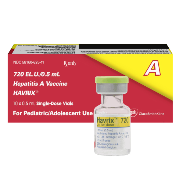 Havrix 720 0.5ml Vial 10 by Glaxosmithkline Vaccines
