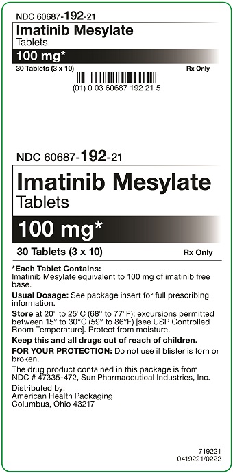 Rx Item-Imatinib Mesylate 100Mg Tab 3X10 UD By AHP GEN Gleevec