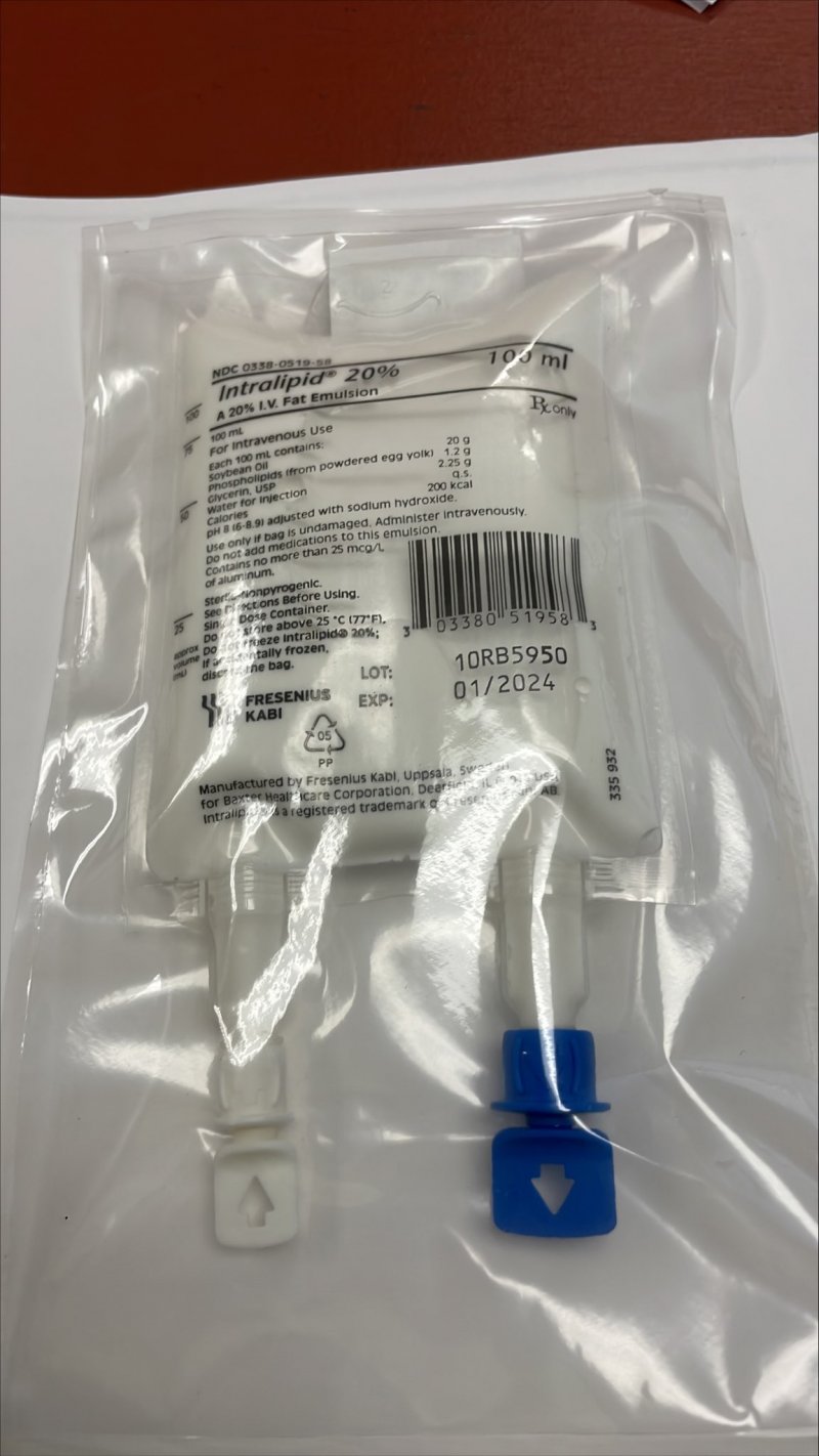 Rx Item-Intralipid 20% Emulsion 6X1000Ml By Baxter Pharma