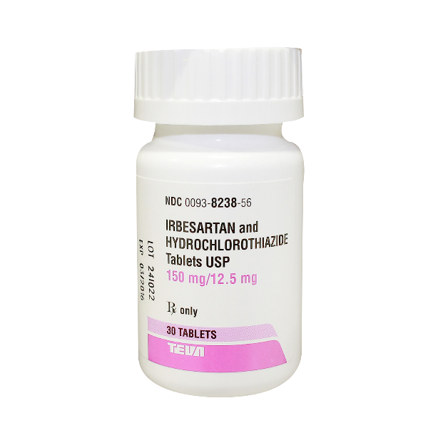 RX ITEM-Irbesartan-Hydrochlorothiazide 150/12.5Mg Tab 30 By Teva Pharma ...