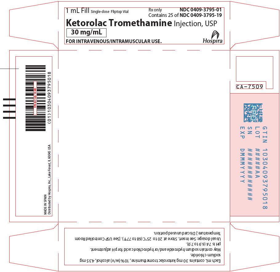 Rx Item-Ketorolac 30Mg/Ml(1) Vial 25X1Ml By Hospira