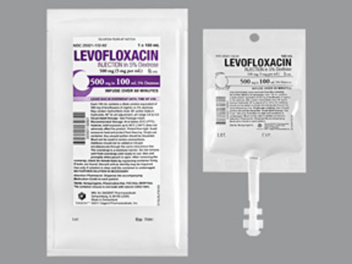 Rx Item-Levofloxacin 500Mg IV PIGGYBACK 24X100Ml By Sagent Pharma Gen ...