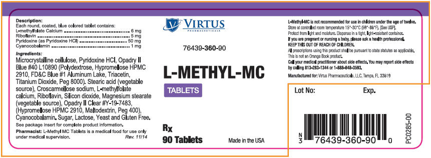 Rx Item-L-Methyl-Mc Tab 90 By Virtus Pharma