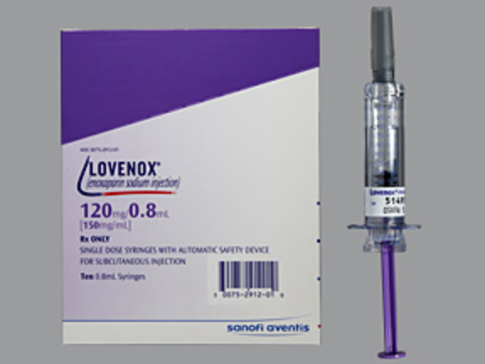 Rx Item-Lovenox 120Mg/.8Ml Syringe 10 By Aventis Pharma Enoxaparin
