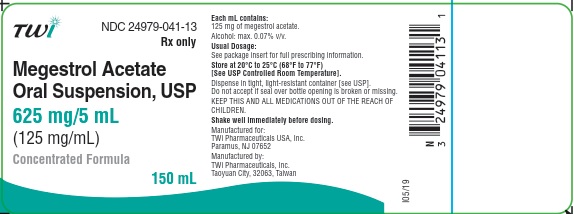 Rx Item-Megestrol Acetate 625Mg/5Ml Suspension 150Ml By Twi Gen Megace