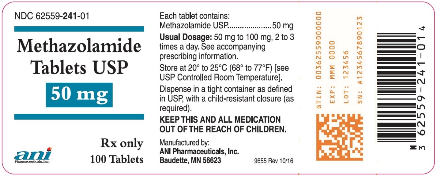 Rx Item-Methazolamide 50Mg Tab 100 By Ani Pharma Gen Neptazane