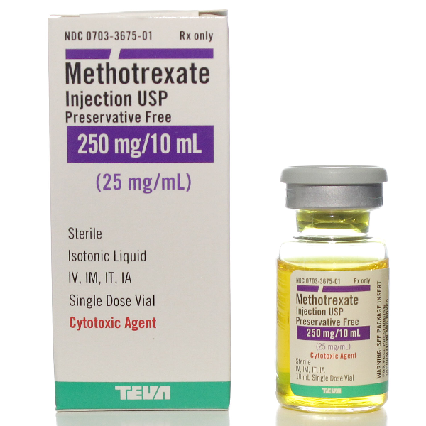 Rx Item-Methotrexate 25Mg/Ml Vial 10Ml By Teva Pharma