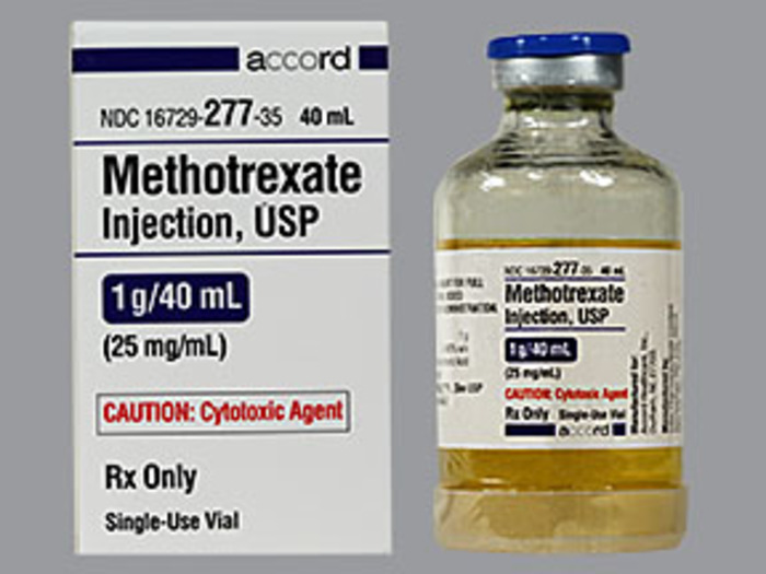 Rx Item-Methotrexate 25Mg/Ml Vial 40Ml By Accord Healthcare