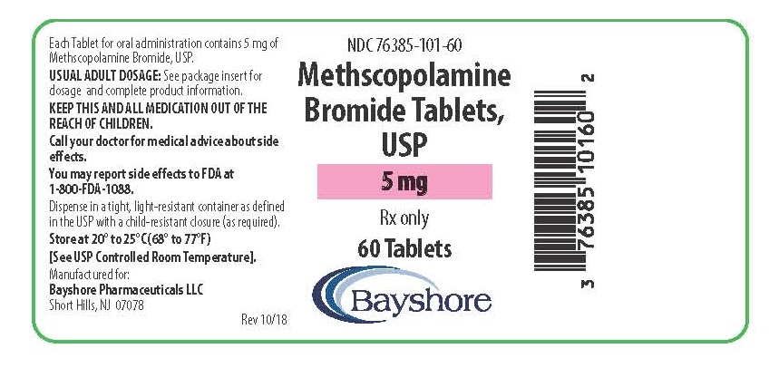 Rx Item-Methscopolamine Bromide 5Mg Tab 60 By Bayshore Gen Pamine Forte