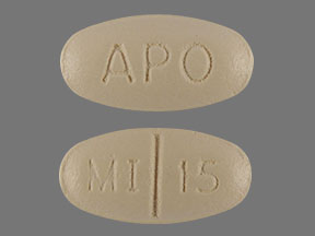 RX ITEM-Mirtazapine 15Mg Tab 30 By Apotex Corp