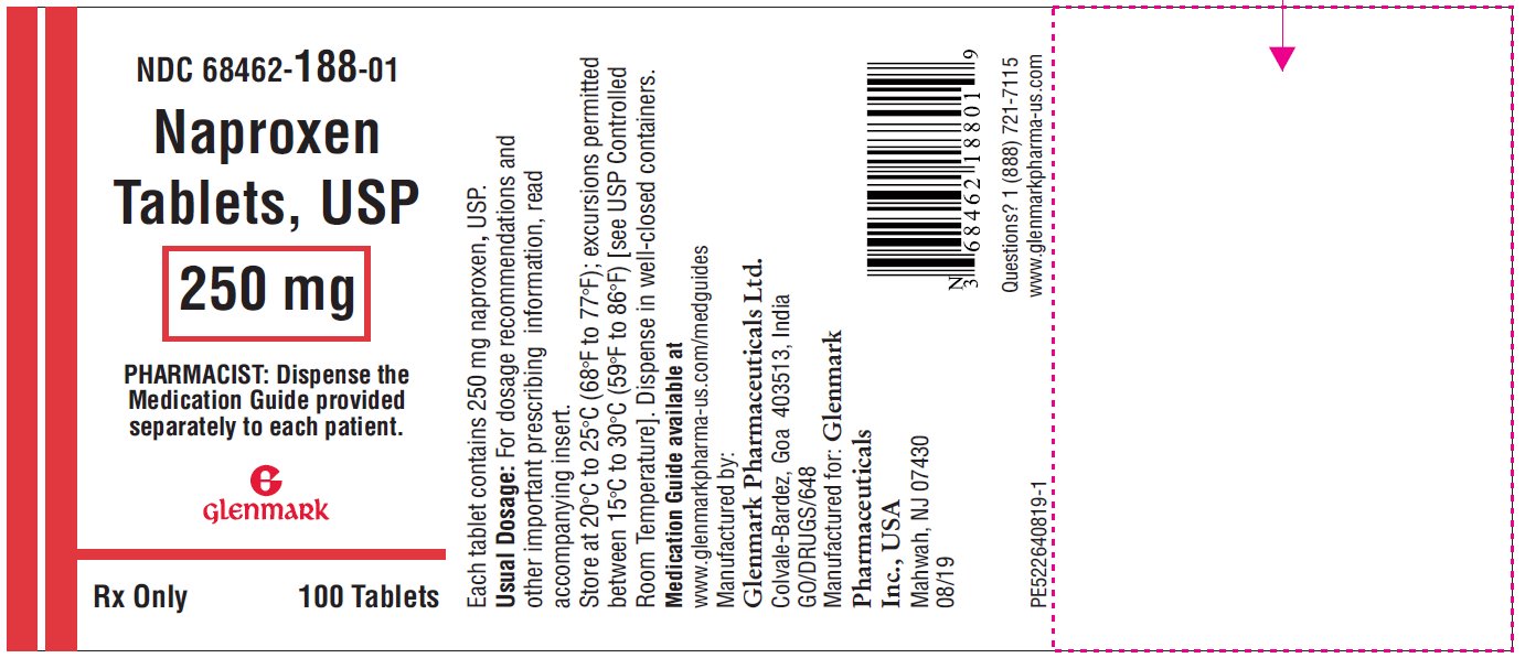 Rx Item-Naproxen 250Mg Tab 100 By Glenmark Generics