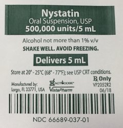 Rx Item-Nystatin Oral 100000 Ml Suspension 100X5Ml By Vistapharm UD ...