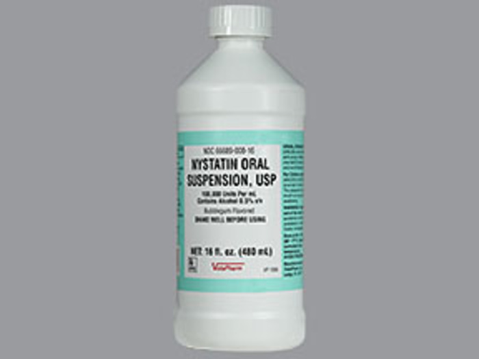 Rx Item-Nystatin Oral 100000 Ml Suspension 480Ml By Vistapharm