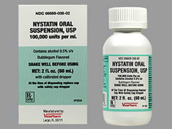Rx Item-Nystatin Oral 100000 Ml Suspension 60Ml By Vistapharm